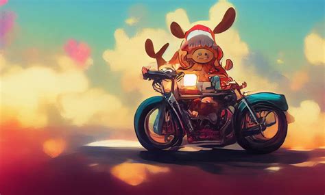 赛博朋克风格的狗骑摩托 全部作品 素材集市