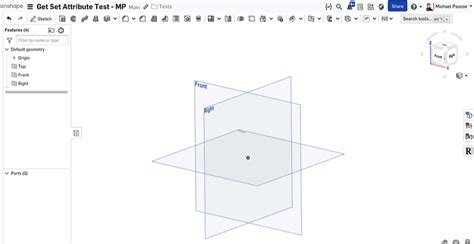 Named Surfaces Onshape