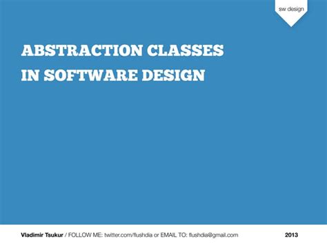 Abstraction Classes In Software Design Pdf Programming Languages Computing