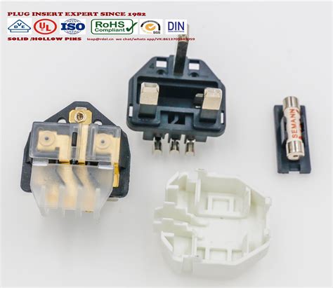 China British 3 Pins Electrical Ac Plug Insertbrtain Bsi Power Plug