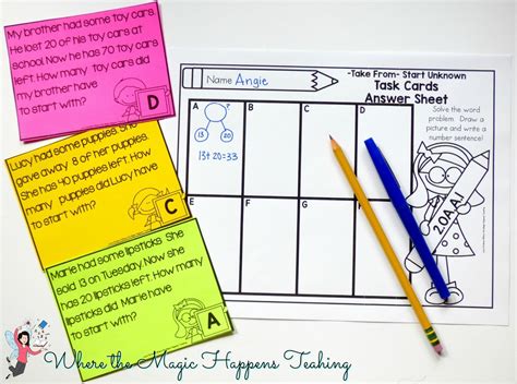 Word Problems It S All About The Relationships And Great FREEBIES Where The Magic Happens