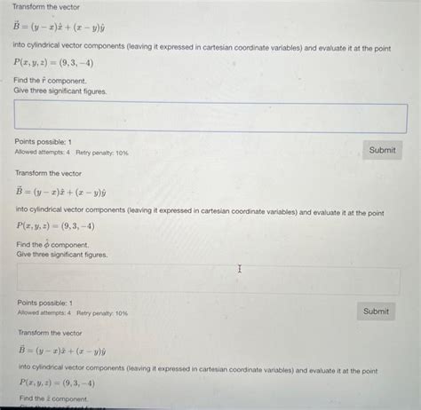Solved Transform The Vector By−xxx−yy Into