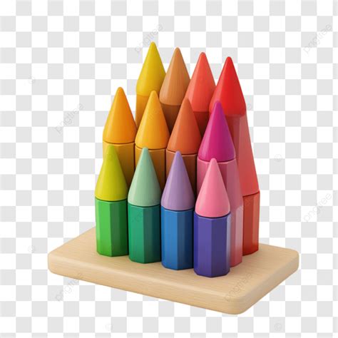 Wooden Base With Colorful Shape Sorting Blocks Shape Sorting Wooden