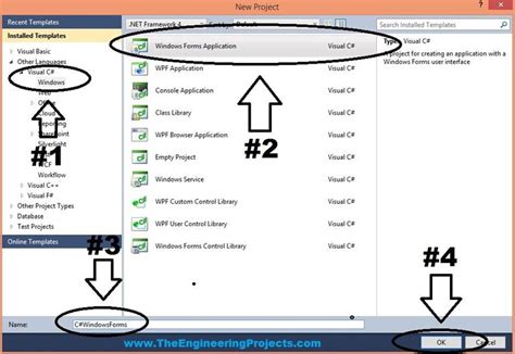 Introduction To C Windows Forms The Engineering Projects