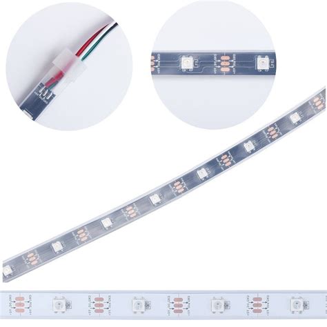 Ws2812b Addressable Rgb Led Strip 5v 60 Leds Meter Inbuilt Chi