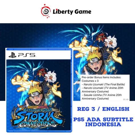 Jual Ps5 Naruto X Boruto Ultimate Ninja Storm Connections Di Seller Liberty Game Liberty Game