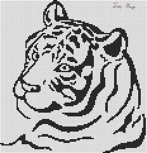 Tiger Cross Stitch Pattern