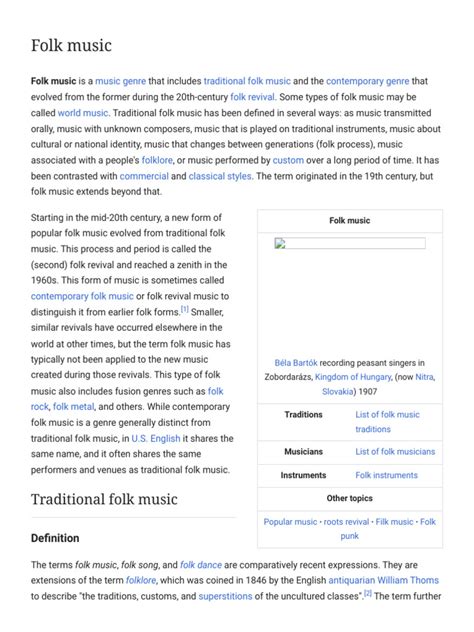 Understanding Folk Music Genres Pdf Folk Music Balkans