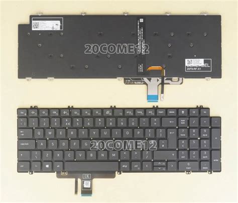 New For Dell Precision 7670 7770 7680 7780 Keyboard Backlit Uk Ebay Australia