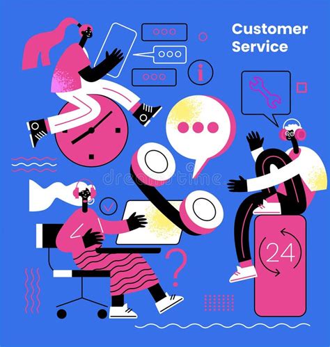 Online Customer Assistance Service Web Banner Customer Support Landing