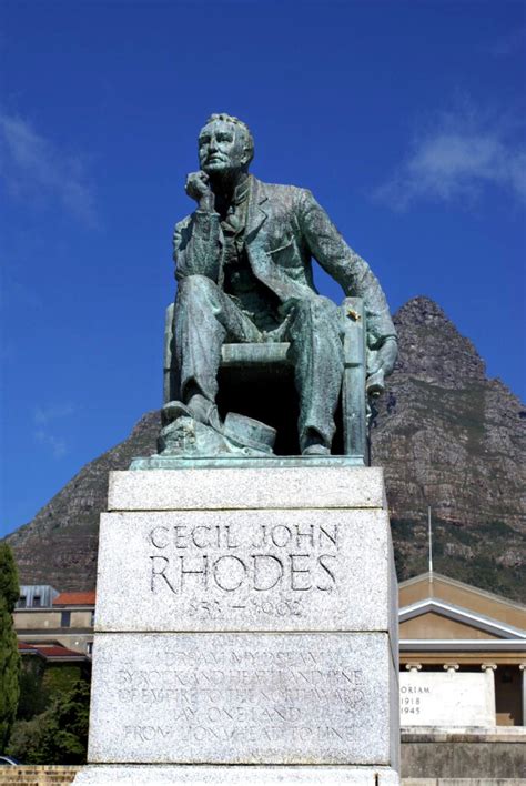 Cecil John Rhodes Statue Cape Town South Africa World Heritage Usa