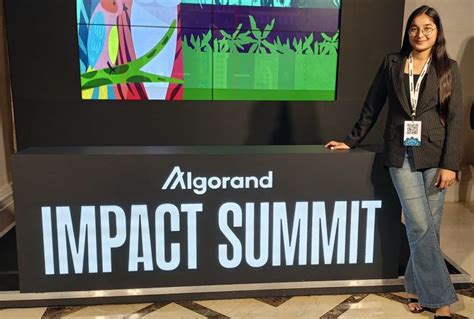 Impactsummit Algorand Newlearnings Connections Ideas Simran Dhankar