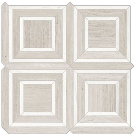 Tile Collection Mayfair Mosaic Piazza Polished Tile Strada Ash