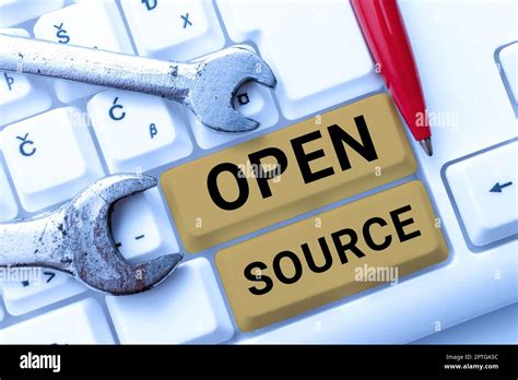Text Showing Inspiration Open Source Word For Contains The Source Code