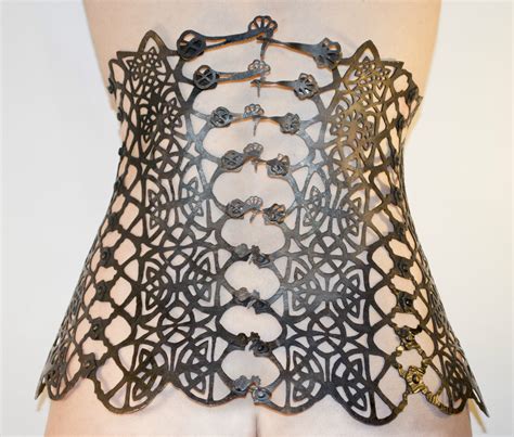 Metal Corset Ellen Durkan Metal Dress Fashion Burning Man Fashion