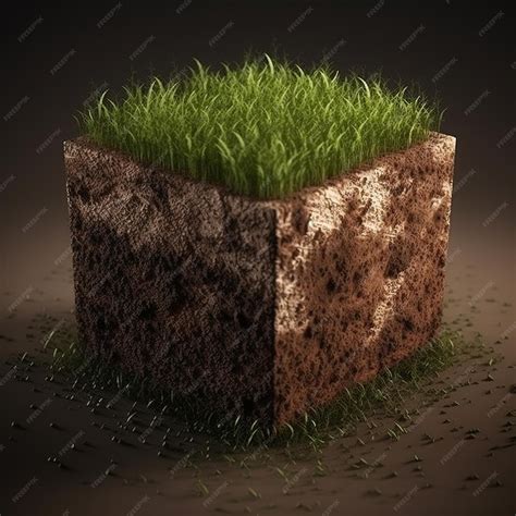 Premium Photo A Square Piece Of Grass Is Laying On The Ground