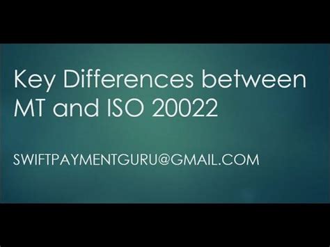 the payment guru on linkedin key differences between swift mt