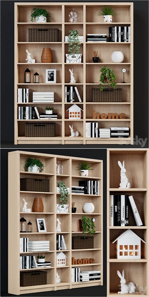 Desire Fx 3d Models Ikea Billy Shelf 3d Model