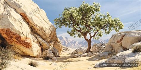 Ai创作图绿洲大树 荒漠中的绿洲 山石中的树 大漠自然风景 写实风景合成 绿洲树木 大漠孤树 岩石中的树 戈壁树 荒漠壁纸 树下石头 神奇的