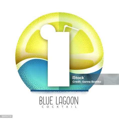 블루 라군 칵테일 아이콘의 벡터 그림입니다 거친 질감 디자인 감귤류 과일에 대한 스톡 벡터 아트 및 기타 이미지 감귤류 과일 과일 나이트클럽 Istock