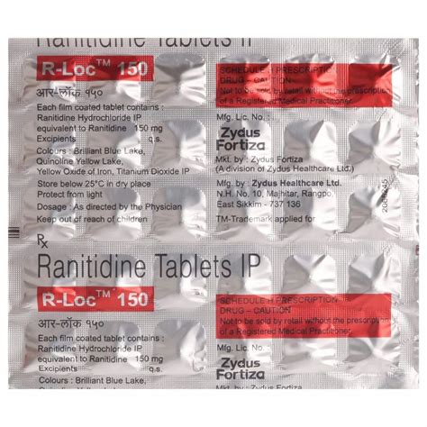 Ranitidine Hydrochloride Tablets 150 Mg At ₹ 222box In Nagpur Id 2852569379555