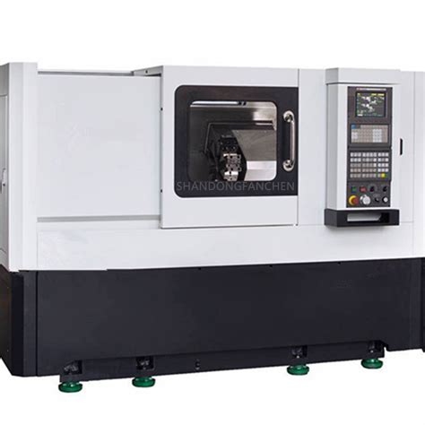 Fully Automatic CNC Lathe Tck46 Oblique Lathe Transmission Precision Metal Cutting Machine