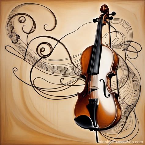 Violin String Breakage Stable Diffusion en línea
