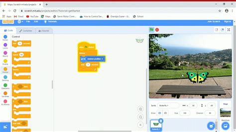 Flying Butterfly Using Scratch Youtube
