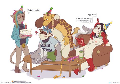 Rule 34 2024 Anthro Areola Biped Black Hair Blue Hair Blush Bodily Fluids Breasts Brown Body