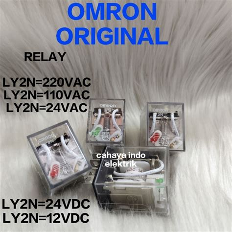Jual Relay Omron Original Ly2n 24vac 10a 8pinkakirelay Omron Original