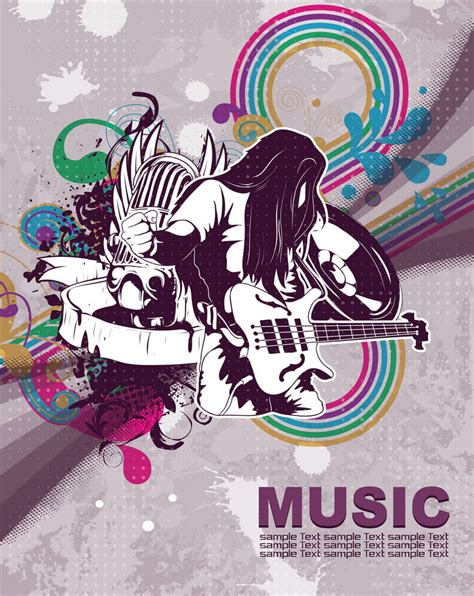 Retro Concert Poster Vector Eps Ai Uidownload