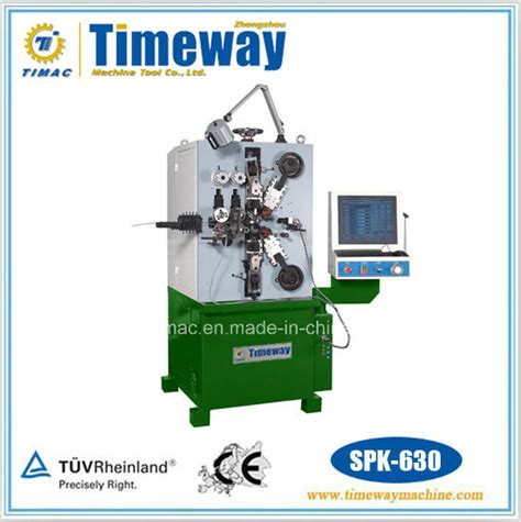 Six Axes Numeric Control Profile Roll Up Spring Machine China Spring