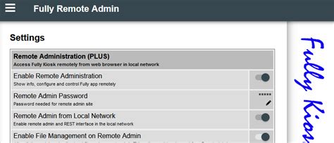 fully kiosk browser 2022 9 integration unknown error occurred