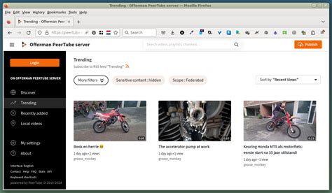 deploying peertube on rhel centos almalinux rocky linux using podman compose offerman