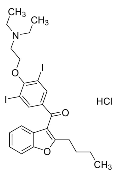 Amiodarone Hydrochloride Solution 10 Mgml In Methanol As Free Base