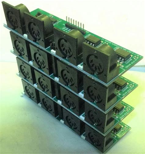 Raspberry Pi Pico Dual Midi Carrier R
