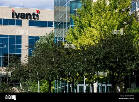 A Logo Sign Outside Of The Headquarters Of Ivanti In South Jordan Utah On July 27 2019 Stock