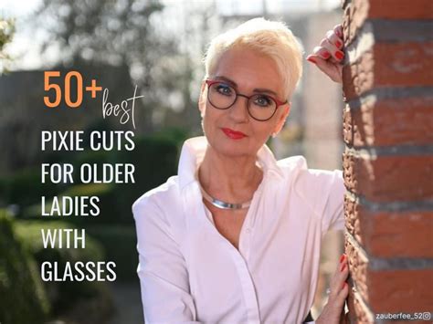 50 Best Pixie Cuts For Older Ladies With Glasses
