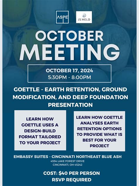 We Are A Go For October Representatives From Goettle Will Be Joining