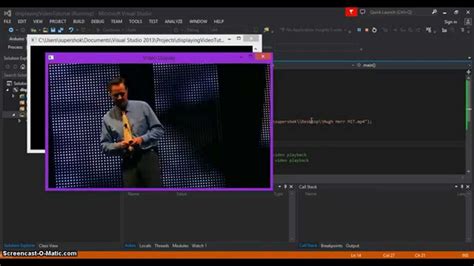 Opening A Video With Visual Studio And OpenCV YouTube