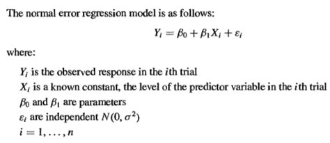 solved 1 4 points consider the normal error regression