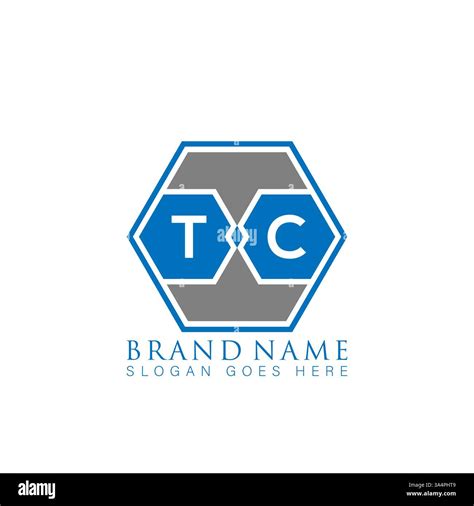Tc Unique Modern Flat Abstract Geometric Initials Vector Letter Logo Design Tc Monogram Logo