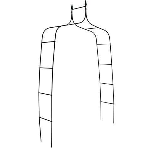 Pergola Arcuita Pentru Plante Oypla 3x14 M Din Otel Negru Emagro