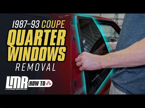 85 Mustang Quarter Window