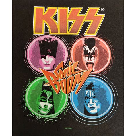 Back Patch Kiss Mens Sonic Boom Patch