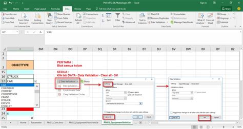 Delete Data Validation Sinau Sap Pm Module