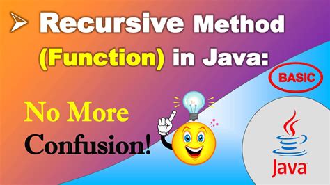 23 Recursive Method Function In Java Codecelebration Youtube