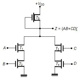 NMOS AND OR Invert Gate Circuit Electronics And Communication