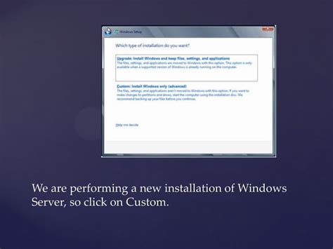 Installing Windows Server 2012 And Active Directory Domain Services Role Ppt