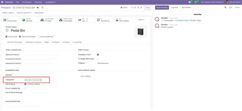 ECommerce Categories In Odoo 16 Website App Odoo V16 Community Edition Book